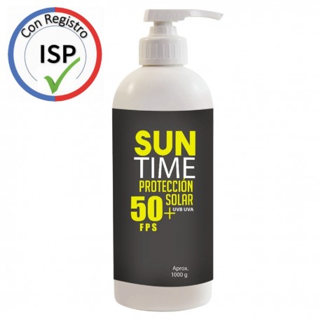 BLOQUEADOR SOLAR SUNTIME FPS 50+ 1000gr - Comercializadora MT S.P.A.