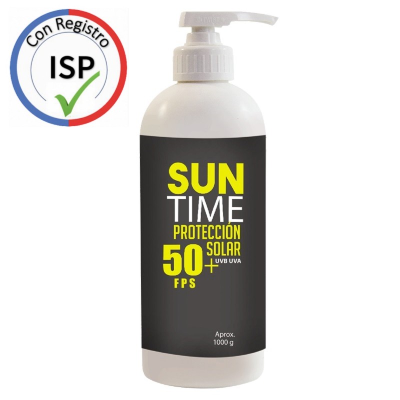 BLOQUEADOR SOLAR SUNTIME FPS 50+ 1000gr - Comercializadora MT S.P.A.